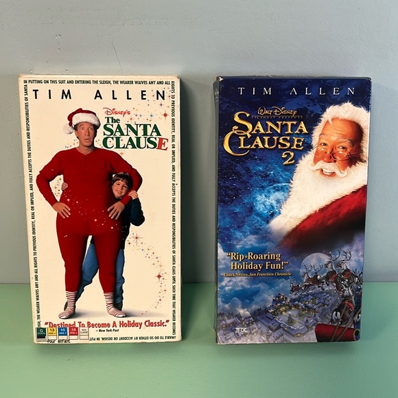 Disney | Media | Disneys The Santa Clause The Santa Clause 2 Vhs Tapes ...